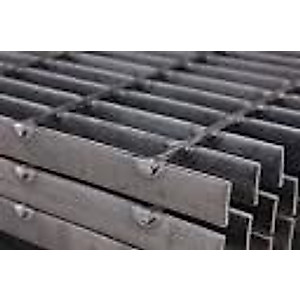 Des Moines Steel - Bar Grating: Width 24" Bar Size H 1" X W 3/16'' (1, 2')