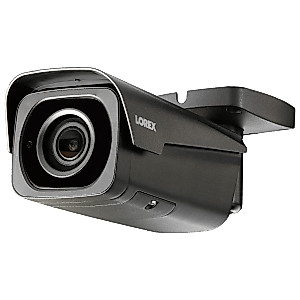 Lorex LNB8973B 4K Nocturnal Motorized Varifocal Zoom Lens IP Camera, 4X Optical Zoom, 2.7-12mm, IR Night Vision 250ft, Color Night Vision, PoE, Camera Only (M.) (Renewed)