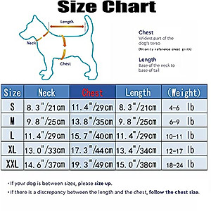 Winter Coats for Medium Large Dogs,Fleece Denim Warm Puppy Jacket for Cold Weather,V-Collar Dog Vest Sweater Clothes
