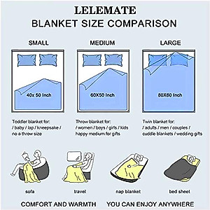 Ultra Soft Anime Blanket Warm Home Decor Air Conditioning Throw Blanket for Bed Sofa Couch 80''x60''