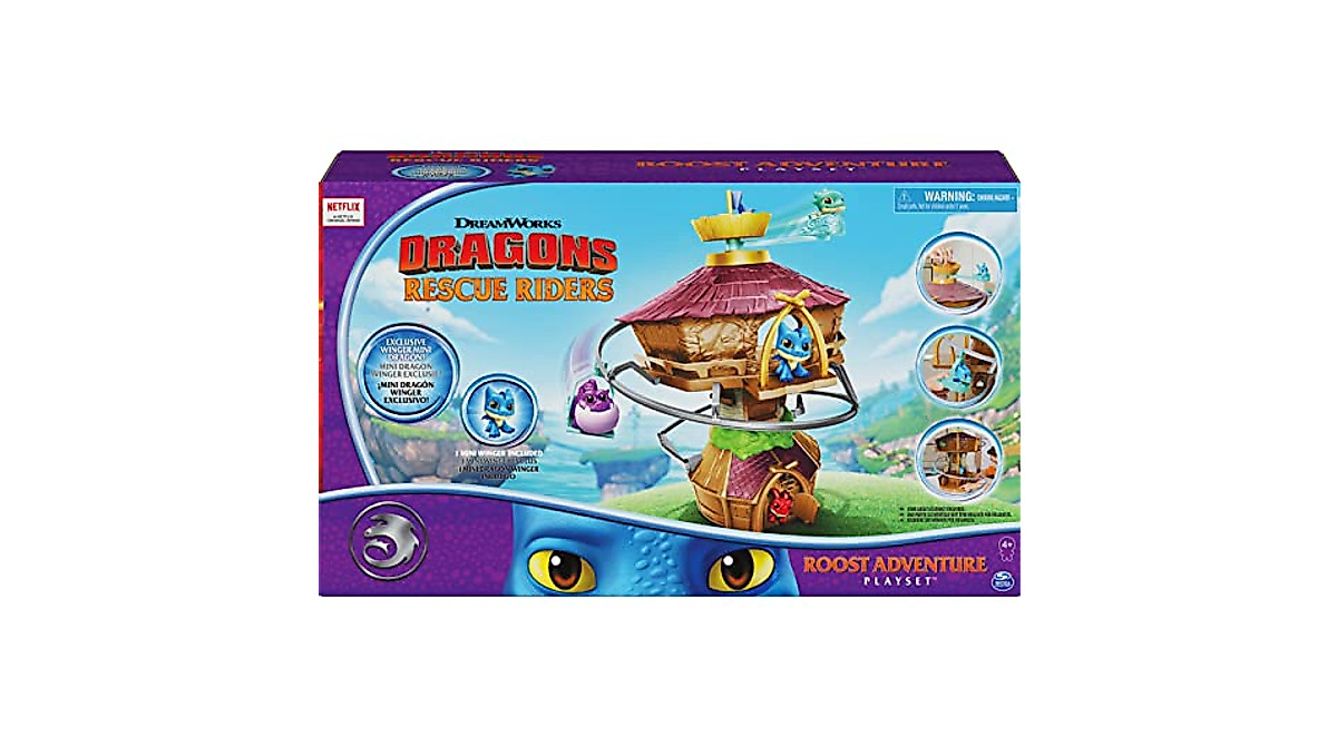 Spin Master Dragons Rescue Riders Roost Adventure Playset for Kids 4+