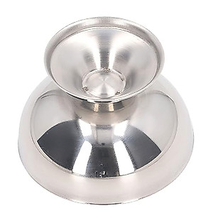 CUTULAMO Ice Cream Bowl, Easy To Sundae Serving Cups Scratch Proof Stainless Steel Long Lasting Rust Resistant with Fork for Home (150ml)