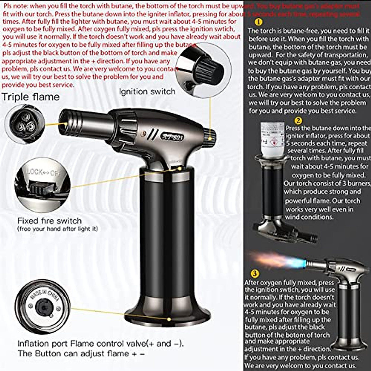 Smoker Whiskey Smoker Kit with Torch，Droyek Six Flavors of Wood Smoker Chips with Exquisite Packaging, Drink Smoker Kit Infuse Whiskey and Bourbon. Gift for Dad & Husband & Friend (No Butane)