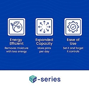AprilAire E070 Pro 70-Pint Crawl Space Dehumidifier with Drain Hose, Commercial-Grade Whole-House Dehumidifier for Crawlspace, Basement, or Whole Home up to 2,200 sq. ft.