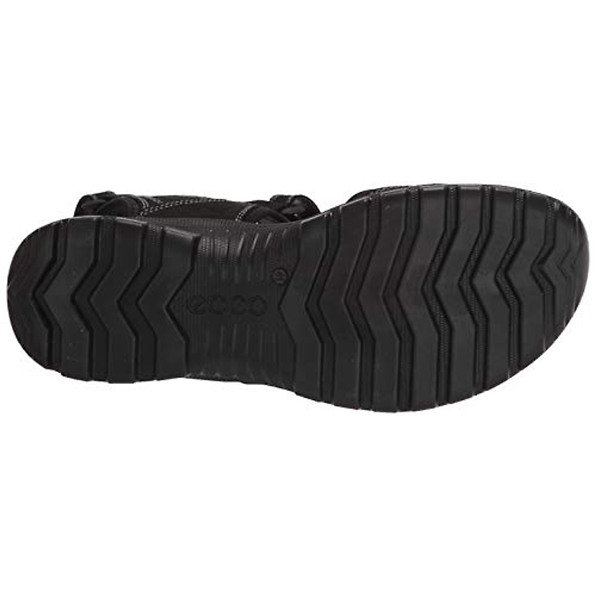 ECCO Women's Onroads 3-Strap Sport Sandal, Black, 7-7. 5