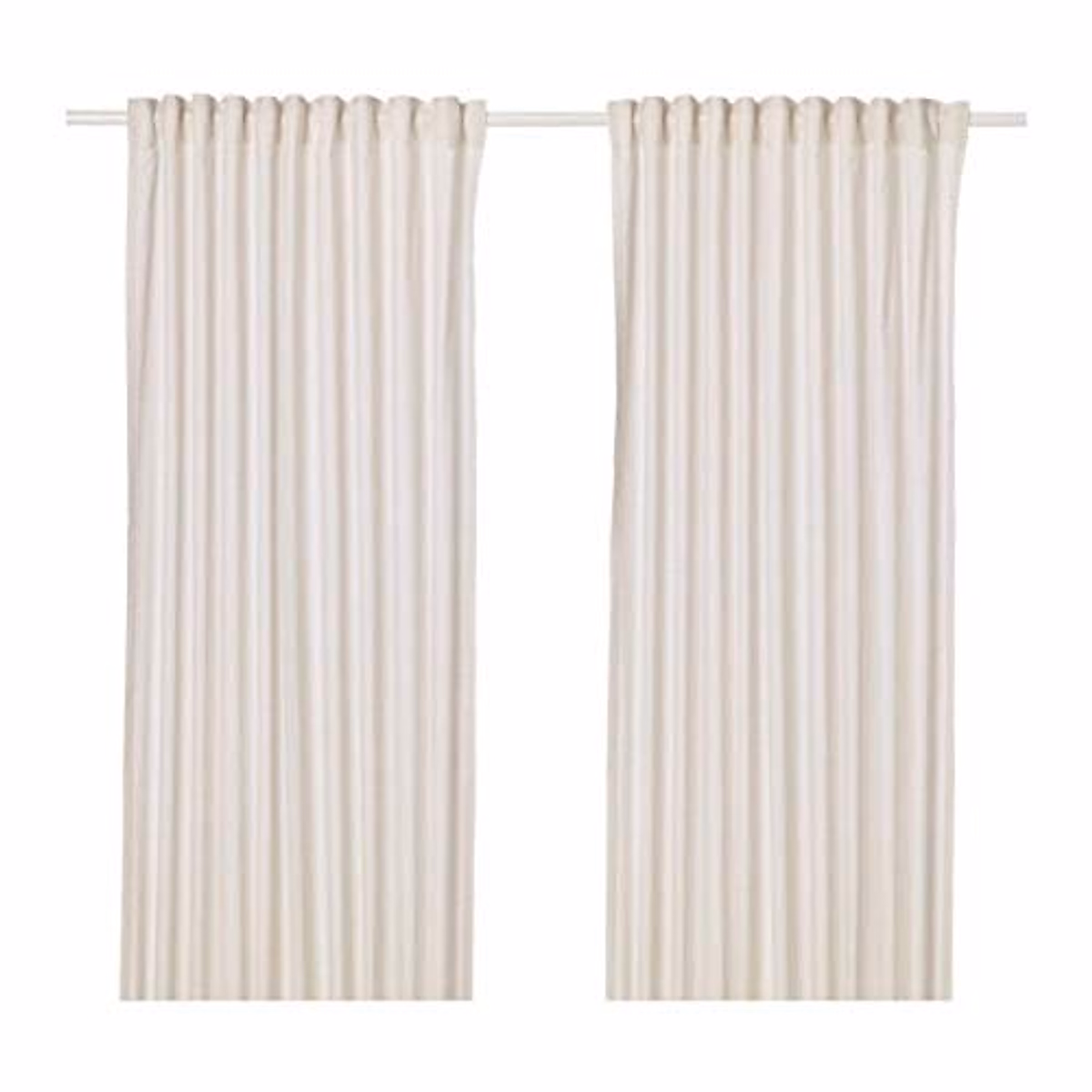 IKEA Hannalill Curtains 1 Pair Beige 304.108.83 Size 57x98