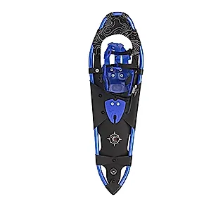 Crescent Moon Men's Backcountry Snowshoes - Gold 10 (Lollipop Blue)