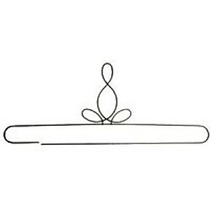 Ackfeld 20in Heirloom Split Bottom Fabric Holder, Grey