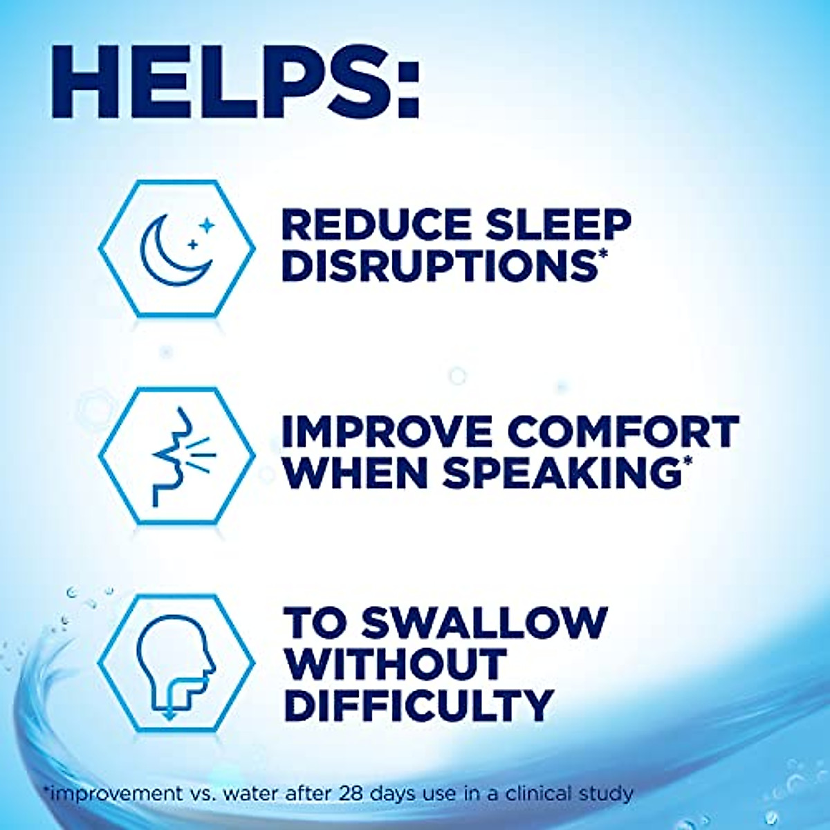 biotène Oral Balance Moisturizing Gel, Alcohol Free Gel and Dry Mouth Gel, Flavor Free, 1.5 Oz