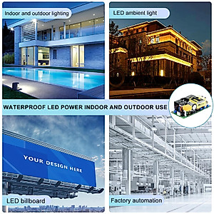 DrapeMania EPP-120S-12 Compact 12V 9.5A 114W Industrial DIN Rail Power Supply, 141.6W Peak, -22°F to +185°F Wide Temperature, 91% Efficiency, Dual EMC Class I & II, Full Protection for Automation