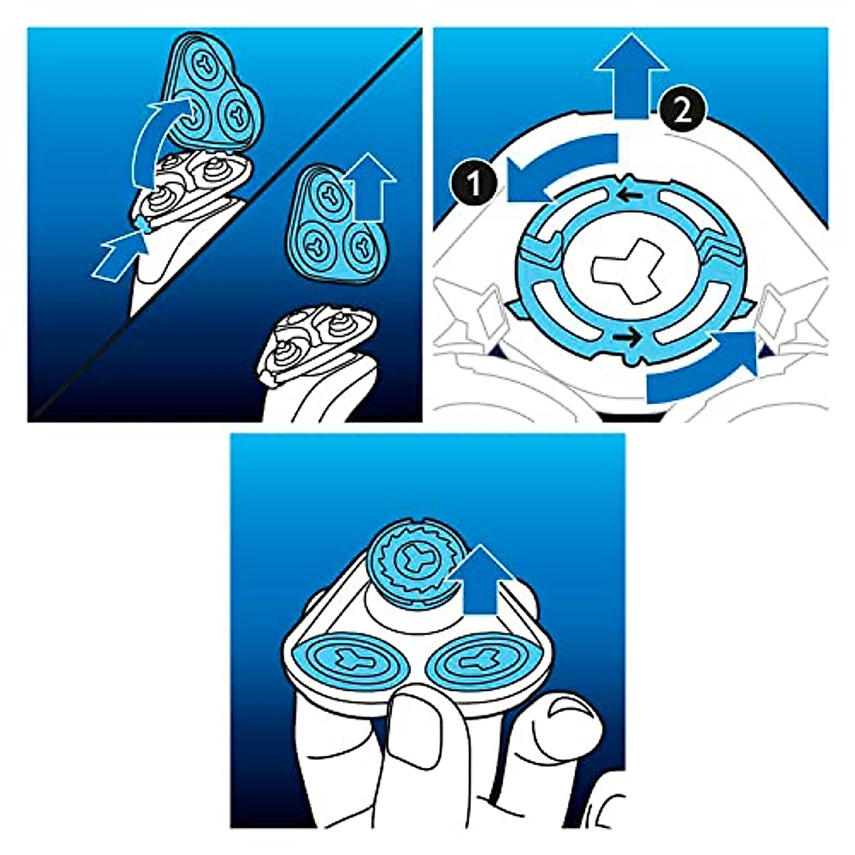 Philips SH50/50 Replacement Blades for Series 5000 Electric Shavers