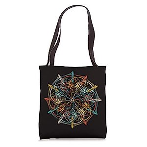 French Horn Vintage Marching Band Musician Tote Bag