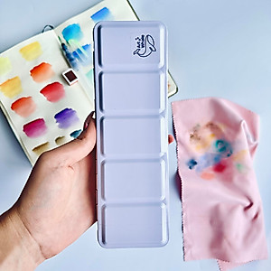 Art Whale Artists' Watercolor 24 Colors in Half-Pans