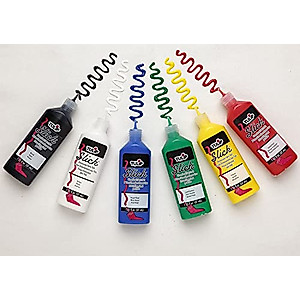 Tulip Dimensional Fabric Pack, Non-Toxic and Permanent 3D Paint for Fashion Party 20 Pack