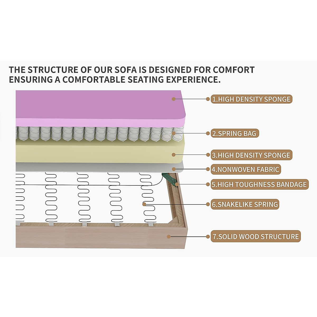 Meeyar 70 Inch Velvet Sofa, Comfy 3 Seater Loveseat Sofa Couch with Tufted Seat, Mid-Century Modern Upholstered with Two Throw Pillows, Couches for Living Room, Bedroom, Apartment, Olive Green