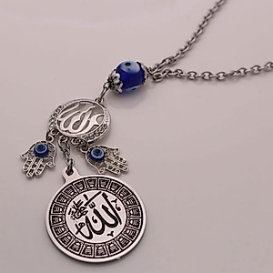 Islam Muslim Allah Hamsa Hand of Fatima Turkey Evil Eye car Pendant car Hanging