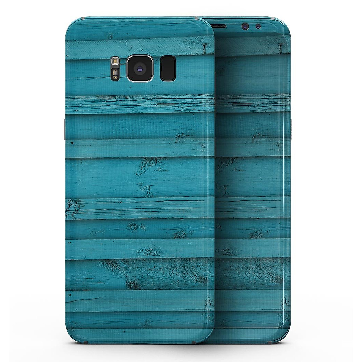 Design Skinz Design Skinz Signature Blue Wood Planks Full-Body Wrap Decal Skin-Kit for The Galaxy S7