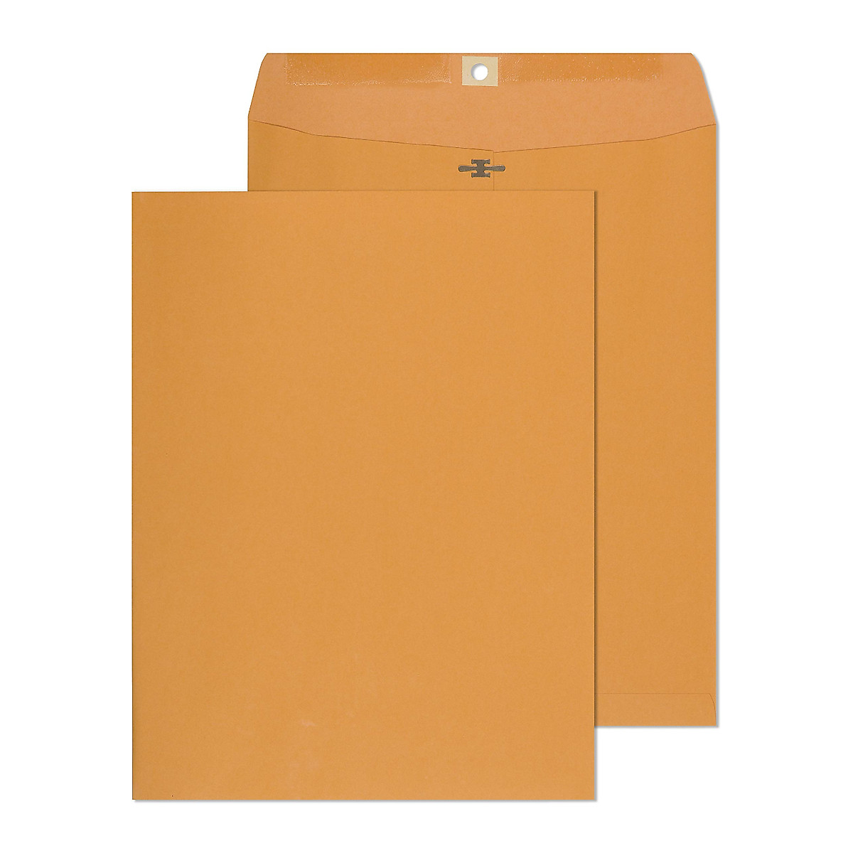 Clasp Envelopes - 10x13 Inch Brown Kraft Catalog Envelopes with Clasp Closure & Gummed Seal – 28lb Heavyweight Paper Envelopes for Home, Office, Business, Legal or School 15 Pack 10x13, Brown Kraft