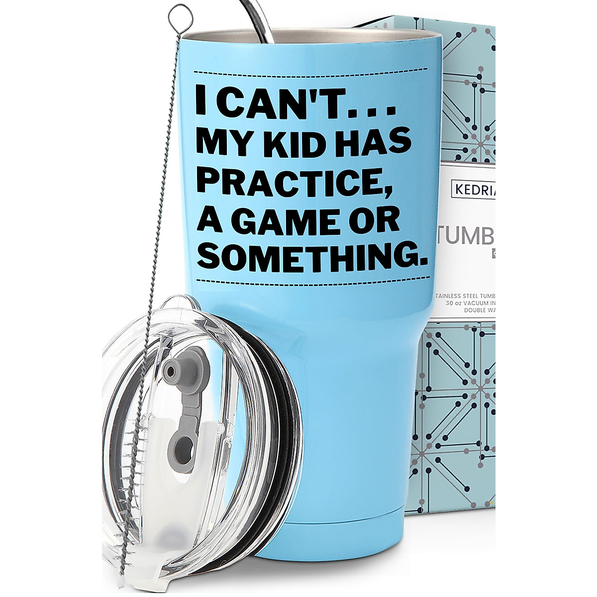 Funny Mom Tumbler 30oz, Funny Gifts For Sports Moms, Baseball Mom Gifts, Volleyball Basketball, Soccer, Softball, Lacrosse, Golf, Football, Hockey, Cheer, Diving, Gymnastics, Wrestling, Tennis Cycling