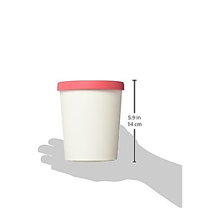 Tovolo Sweet Treats 1 Quart Raspberry Tub, Set of 2