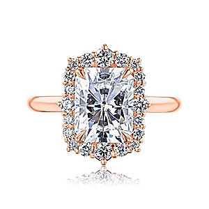 3.1 ct tw Kobelli Moissanite Raina Engagement Ring - yellow-gold / 6.0 / G-H