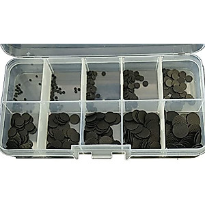 (Pack of 100) 1.5mm~10mm，Replacement Repair Rubber Conductive Button Pad Keypads Kit，Buttons Repair Replacement Part, for IR Remote Control, Xbox Playstation PS4 Switch Pro Game Controller