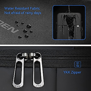 MARK RYDEN Travel Backpack for Men, 40L Airline Approved Carry on Backpack with 17.3 Inch Laptop Compartment and USB Charging Port, Waterproof Business Backpack Ideal for Traveling, Working, Daily