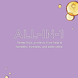 John Frieda Frizz Ease Extra Strength Hair Serum, Instantly Smooths for Healthy, Hydrated, Frizz-Free Hair, for Thick and Coarse Hair, with Argan, Coconut, and Moringa Oil for Heat Protection, 1.69 Oz