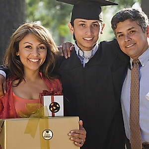 Graduation Stickers Class of 2025 500Pcs Perforated Roll Sticker Congrats Graduation Labels Grad Party Supply 1.5 Inch