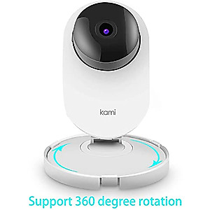 Aboom Upgraded Wall Mount Bracket for Kami Yi Security Home Camera 3 Baby Monitor ，No-Hole Needed, Customized Stand for YI Camera Designed by USA (NOT Included Camera) (Pack of 2)