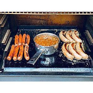 BBQ Hack Griddle Hack | Pancakes, Omelettes, Bacon, Stir Fry, Smash Burgers, and More On Your Pellet Grill | Griddle Insert Accessory (16.5" Deep X 17.25" Wide Griddle Hack)