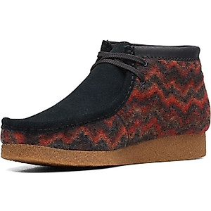 Clarks Men's Shacre Boot Ankle, Black Wool, 9.5