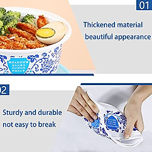 Zhongzheng (24oz) Round Meal Prep Containers,Plastic Meal Prep Bowls with Lids,Reusable Food Storage Containers,Disposable salad bento box sets,Stackable, Microwaveable, Fridge Safe.（25 Sets）