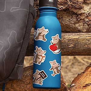 GOLEEX 20 Pack Pcs Waterproof Vinyl Opossum Stickers Funny Animal Cartoon Sticker for Teens Boys Girls Men Women Adults Journaling Scrapbooking Laptop Phone Cars Bottles Decals