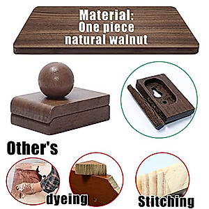 ANFU Wall Clip for Tapestry, Clips for Hanging Quilt, Wooden Clamp for Hanging and Display Tapestry Quilt Blanket Rug Fabric (2, Walnut)