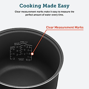 COSORI 5-Quart Rice Cooker Inner Pot Non-Stick for 10 Cup Uncooked CRC-R501- KUS Rice Cooker Only, 6-Layer, CRP-R501IP-KUS