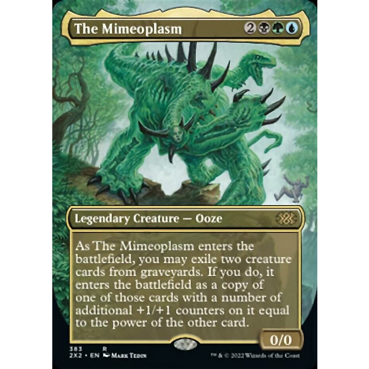Magic: the Gathering - The Mimeoplasm (383) - Borderless - Double Masters 2022