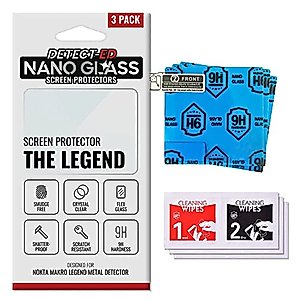 Detect-Ed Nano Glass Screen Protector for the Nokta Legend Metal Detector