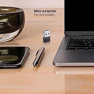 Tenda Wi-Fi Dongle, N150 Mini Wireless Network USB Wi-Fi Adapter for PC Desktop Laptop (Supports Windows XP/7/8/8.1/10, Driver-Free, Soft AP, USB 2.0) Plug & Play - W311MI V4.0