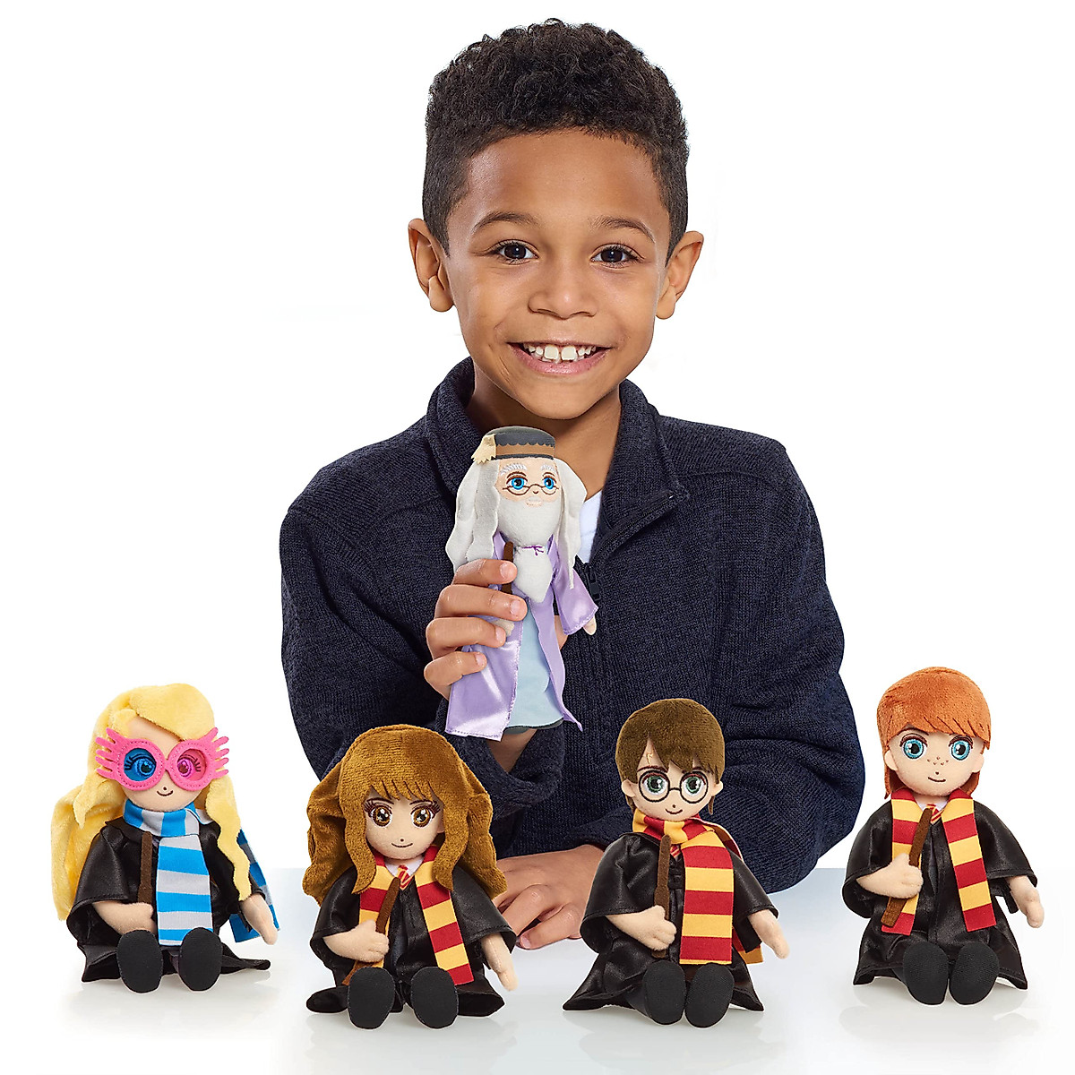 Harry Potter™ 8-Inch Spell Casting Wizards Professor Albus Dumbledore™Small Plushie with Sound Effects, Kids Toys for Ages 3 Up by Just Play