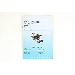 VHS-C PV-21 Operating Instructions Manual