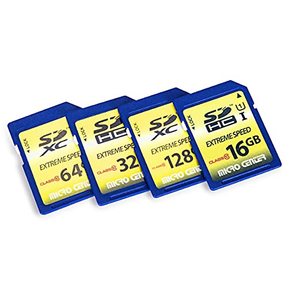16GB Class 10 SDHC Flash Memory Card Standard Full Size SD Card USH-I U1 Trail Camera Memory Card by Micro Center (2 Pack)