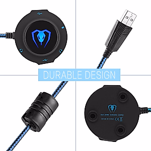 Micolindun External Sound Card USB Hubs Audio Adapter to USB Port & 3.5mm Audio & Micro Jack for PC Laptop. Plug and Play (Blue)