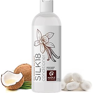 Hair Conditioner for Damaged Dry Hair - Silk Protein Conditioner for Dry Hair Frizz Control & Shine - Hydrating Conditioner for Curly Hair with Argan Oil and Hair Moisturizer for Dry Hair Care