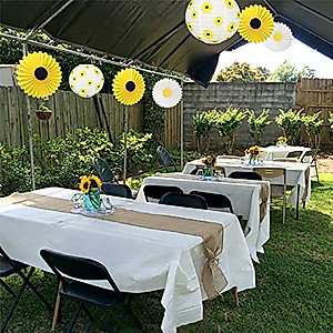 CHRORINE Sunflower Party Decorations, Sunflower Birthday Party Baby Shower Bridal Shower Wedding Decorations, Baby Shower Birthday Party Supplies
