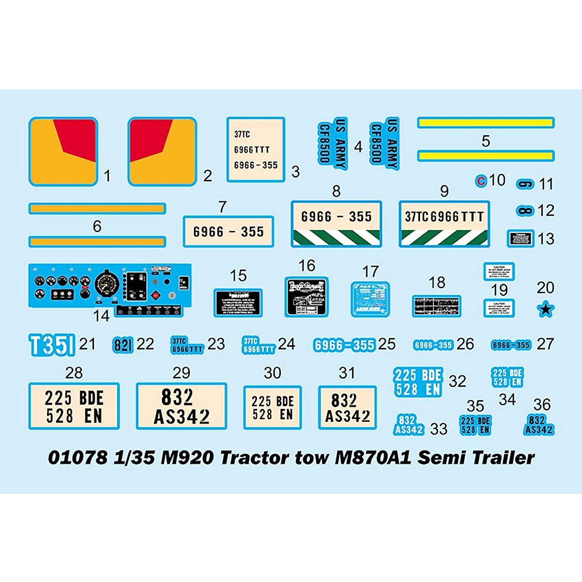 Trumpeter TRU01078 Plastic Model kit, Various