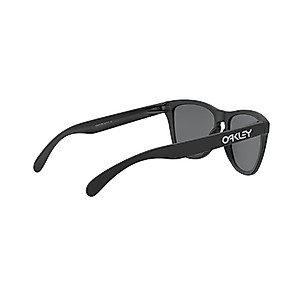 Oakley OO9013 Square Sunglasses, Matte Black/Prizm Black Polarized, 55 mm