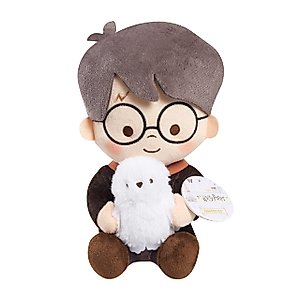 Harry Potter Wizarding Friends and Pals Harry Potter with Hedwig 11-inch Soft and Cuddly Plush Stuffed Animal, Kids Toys for Ages 3 Up, Amazon Exclusive by Just Play