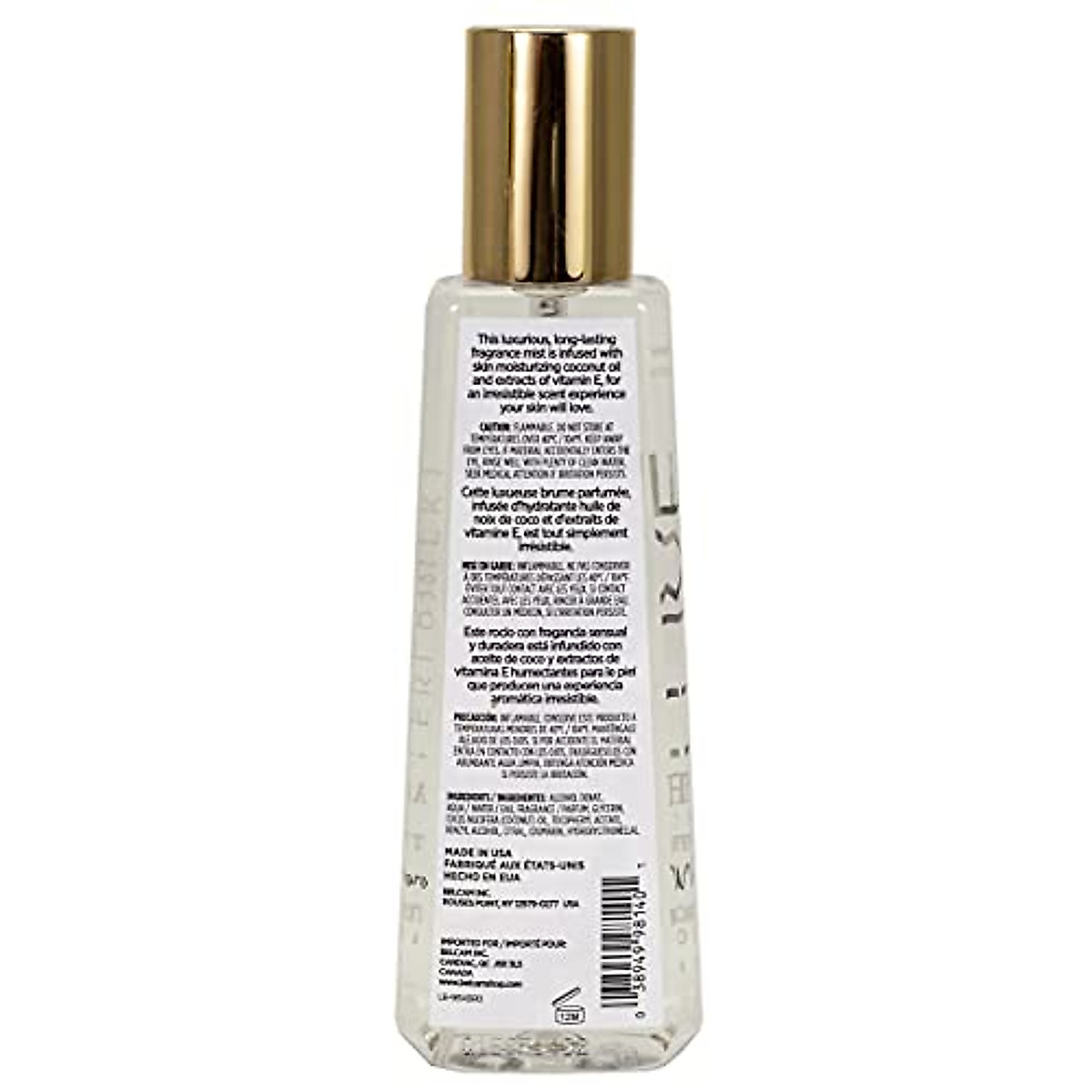 Luxe Perfumery PURA Vida Moisturizing Fragrance Mist Verbena Jasmine, 236 mL