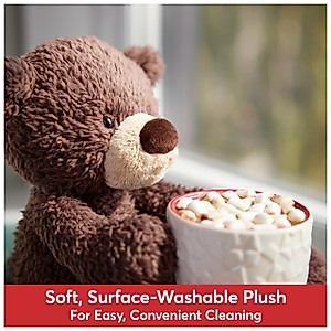 GUND Fuzzy Teddy Bear, Premium Stuffed Animal for Ages 1 and Up, Gray, 13.5”